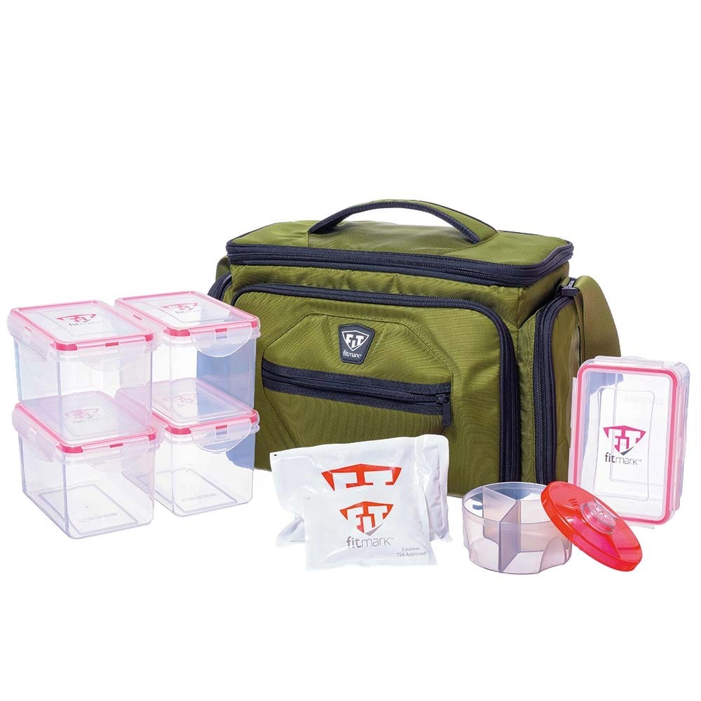 the Shield LG Olive Branch Fitmark Meal Prep Bags