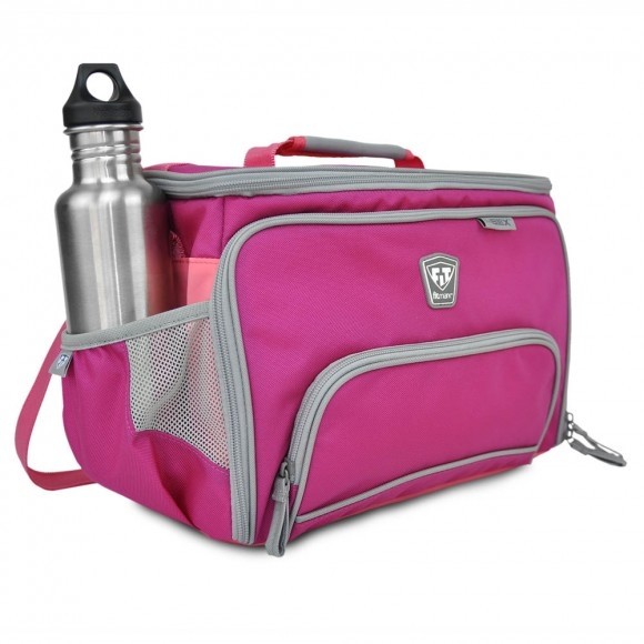 the BOX large pink Fitmark Meal Prep Bags