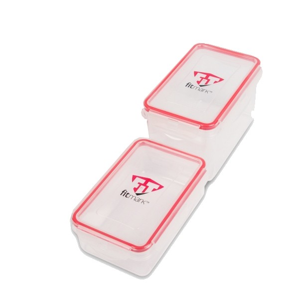 Meal Container (2 x 500ml) Fitmark Meal Prep Bags